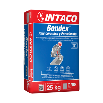 El Lagar: Ferreteria y materiales para construccion: Mortero Bondex Plus Ceramica Y Porcelanato ...