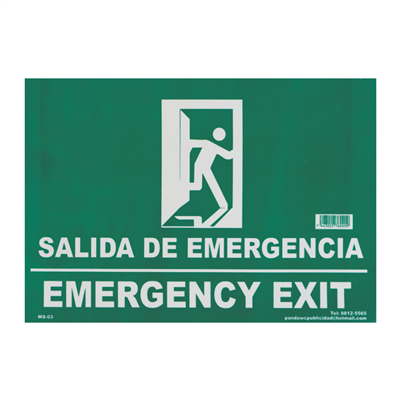 El Lagar: Ferreteria y materiales para construccion: Rotulo Salida De ...